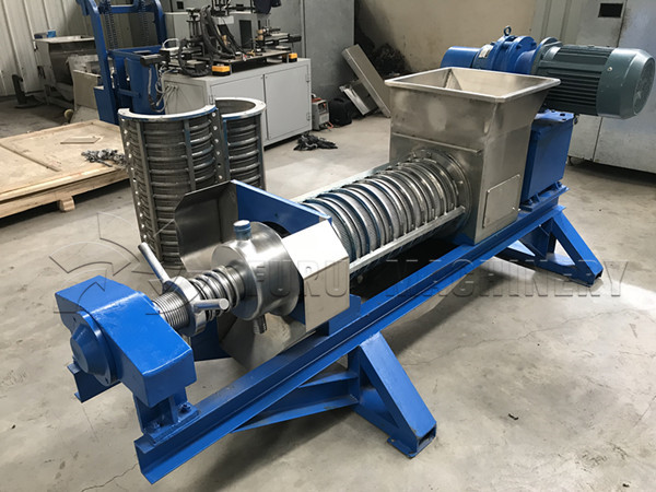 Commercial Dewatering Screw Press Machine For Crushing Large Size Raw ...