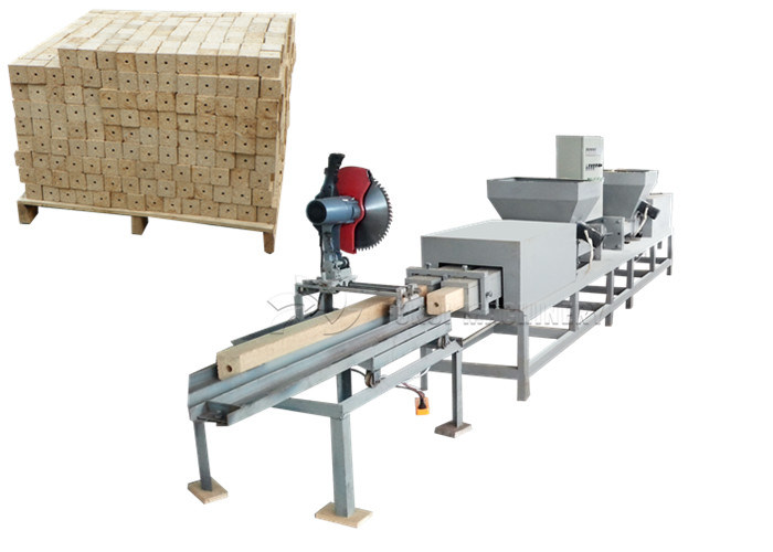 Energy Saving Sawdust Block Press Machine 4-6 Cubic Metre Per Each 24 Hours